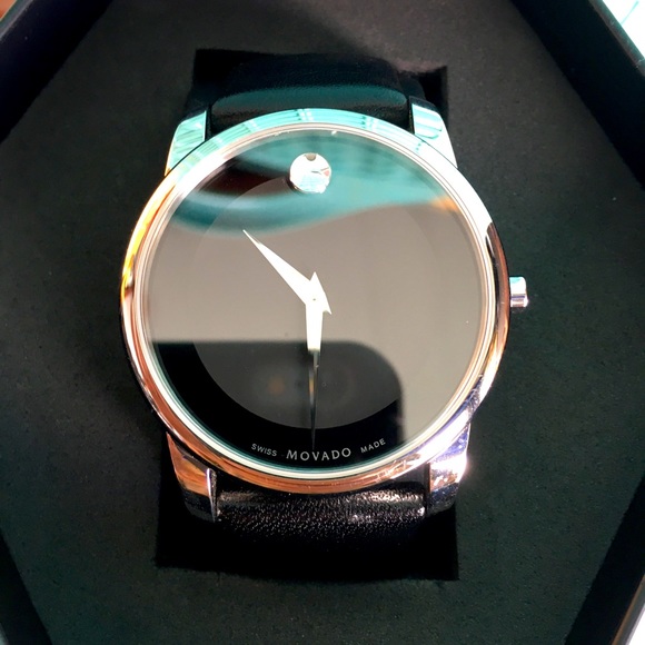 Movado | Accessories | Movado Museum Classic Watch 4mm With Stainless ...